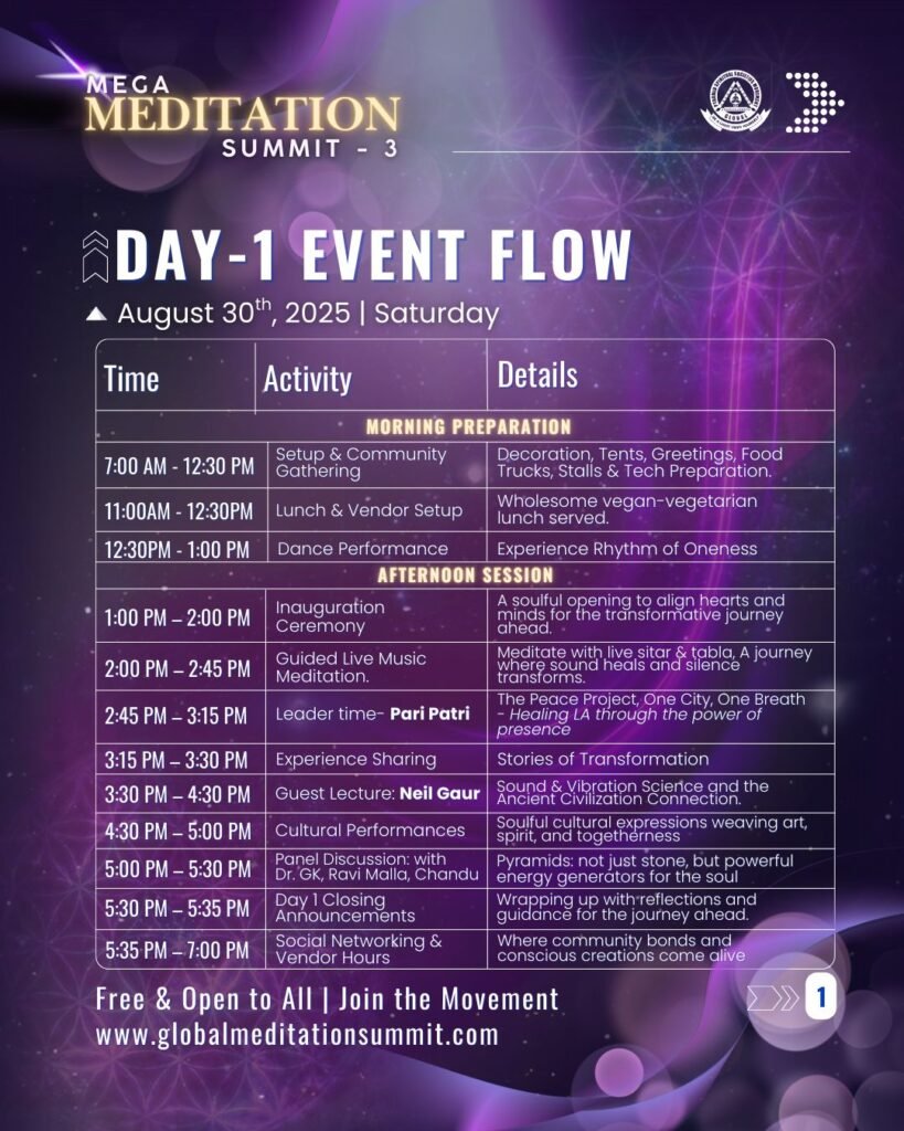 MMS India 2026 - Global Meditation Summit